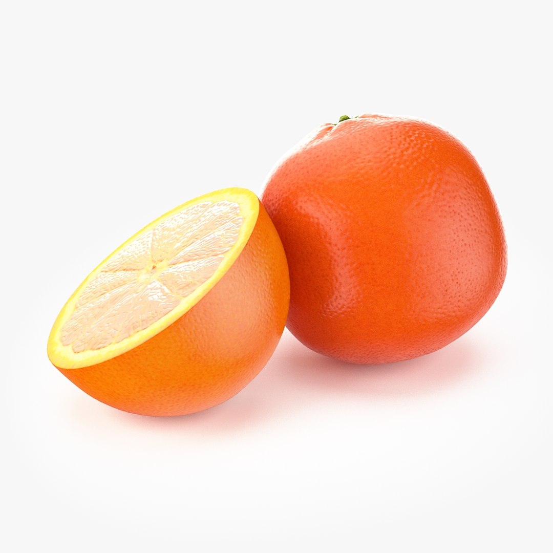 Max Realistic Orange Fruit Real