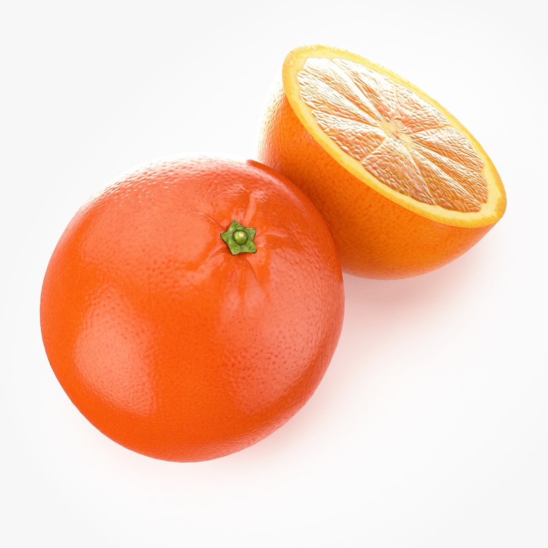 Max Realistic Orange Fruit Real