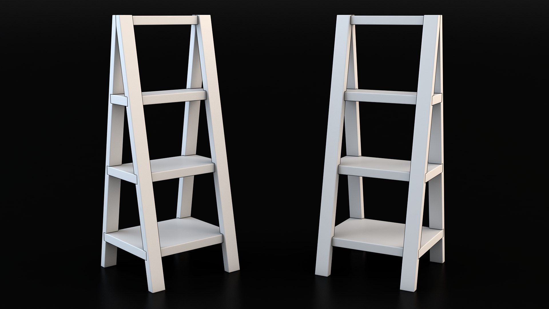 Wooden Shelf 3d Model Turbosquid 2321817
