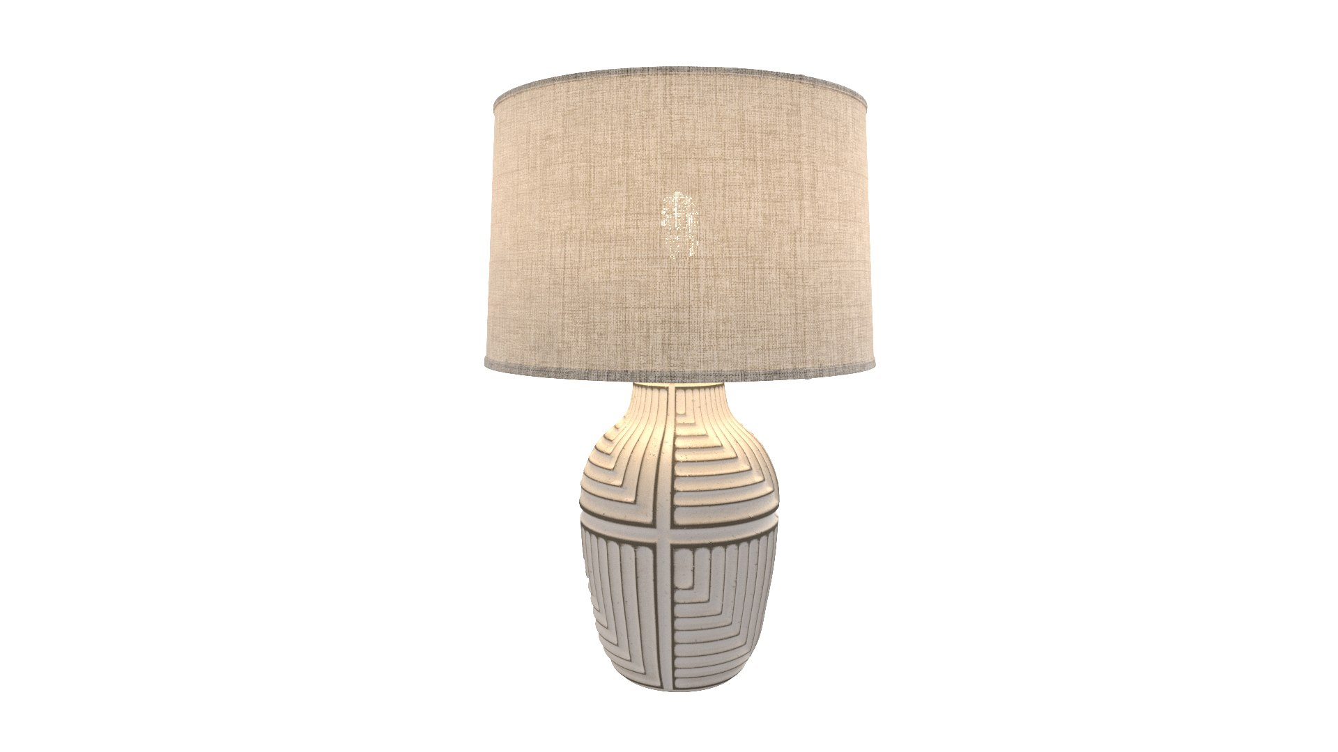 Himba Textured Abstract Table Lamp 3D Model - TurboSquid 1762361