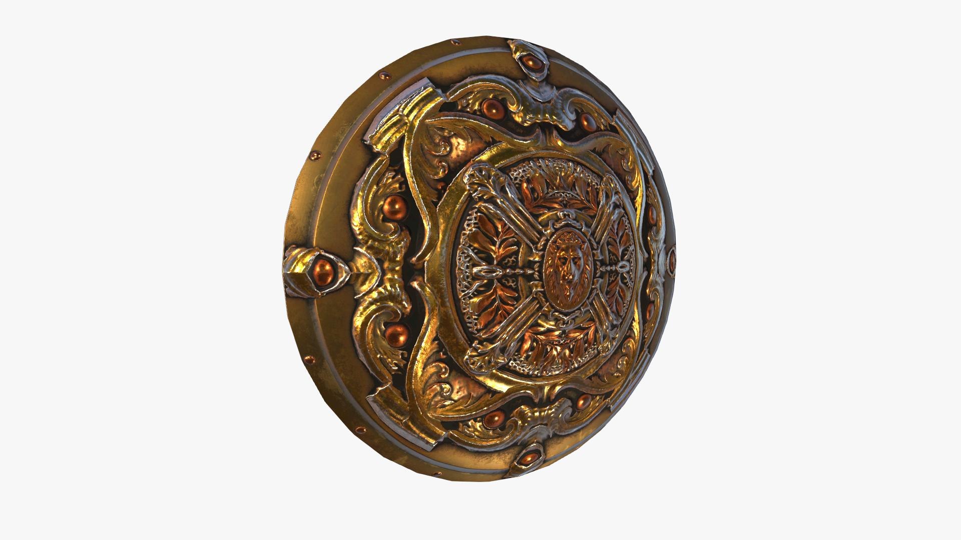 Fantasy Shield RPG Buckler Bouclier Porpax Greek Aspis Heater Hoplite ...