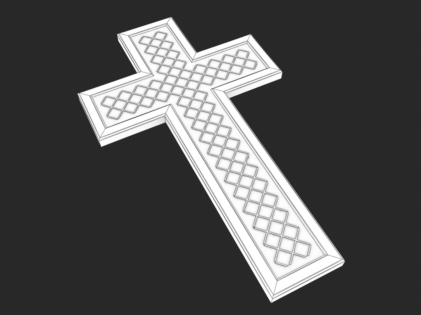 3D Cross Model - TurboSquid 1456052