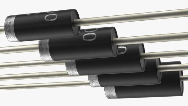 3D axial rectifier diodes set - TurboSquid 1670369