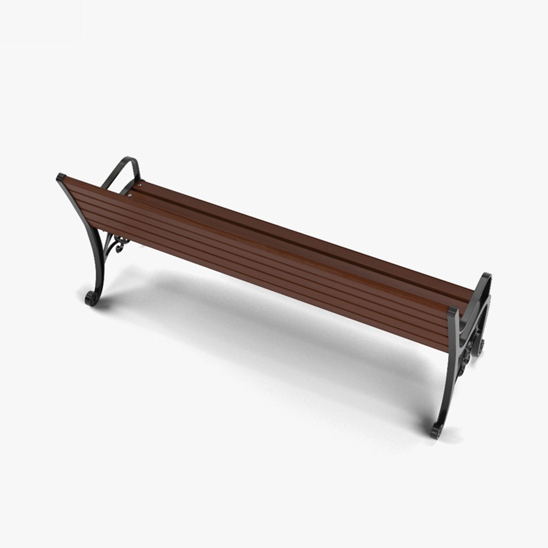 3D park bench model - TurboSquid 1691064