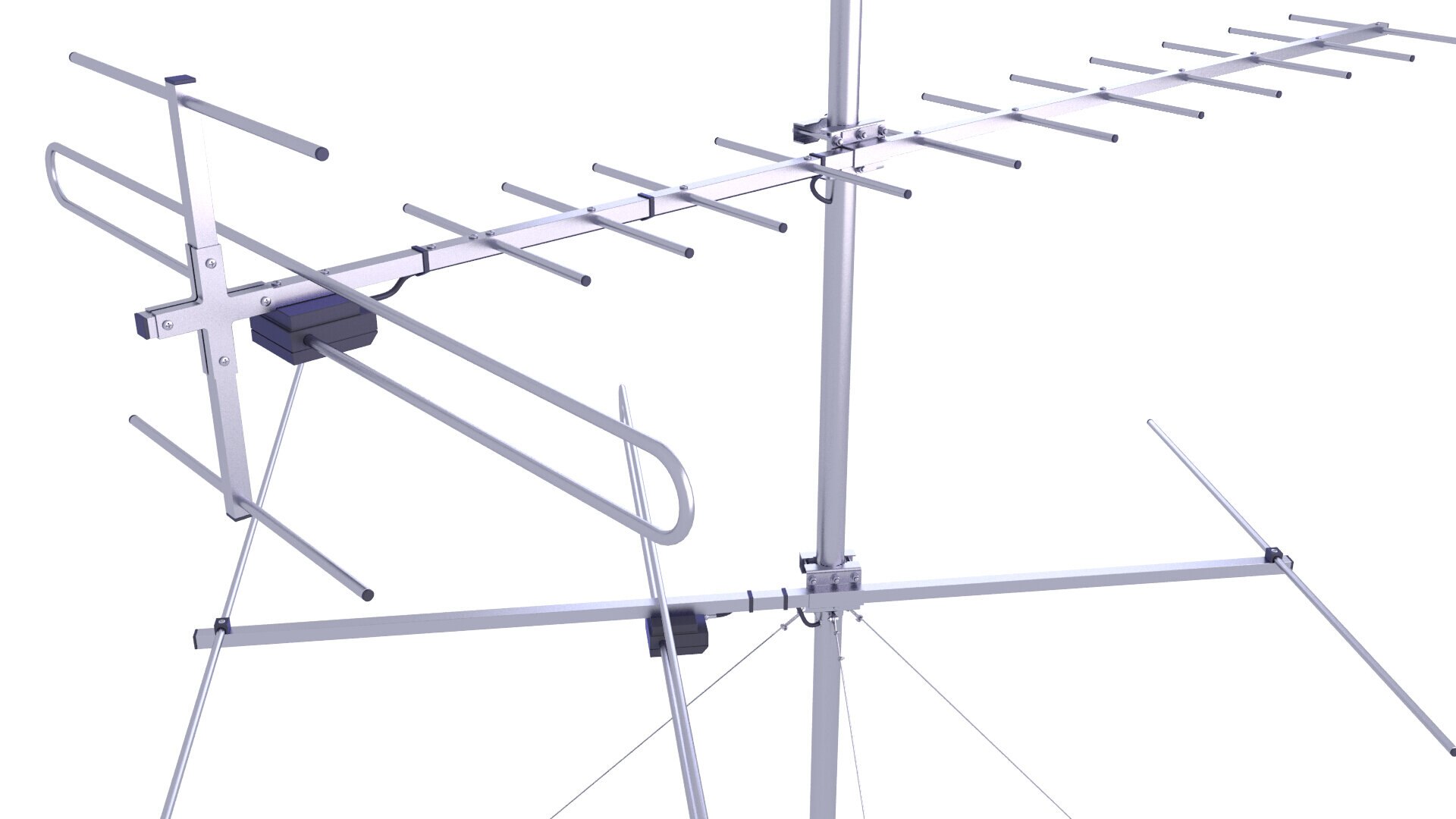 Roof TV Antenna 46 3D Model - TurboSquid 2257407