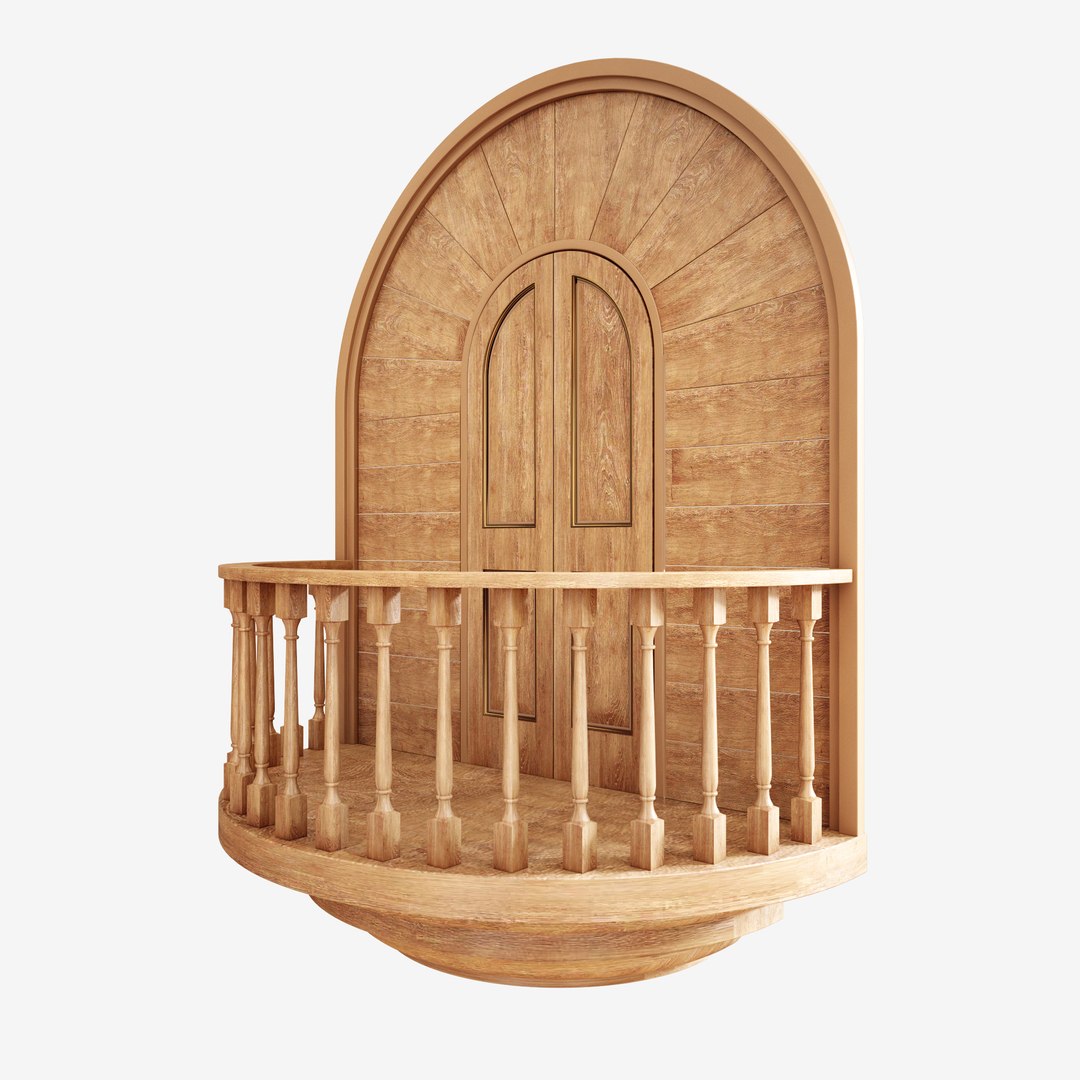 Balcony 3D Model - TurboSquid 1824241
