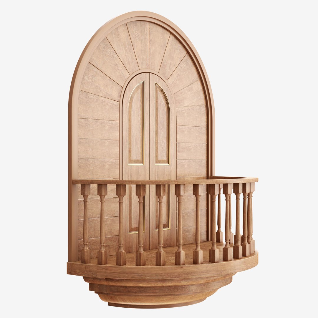 Balcony 3D model - TurboSquid 1824241