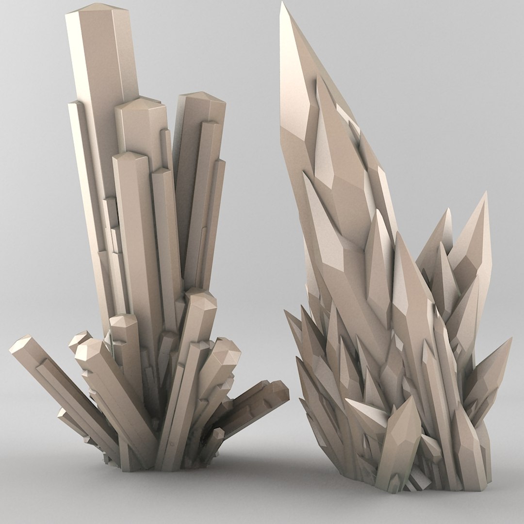3d Model Crystal Mineral