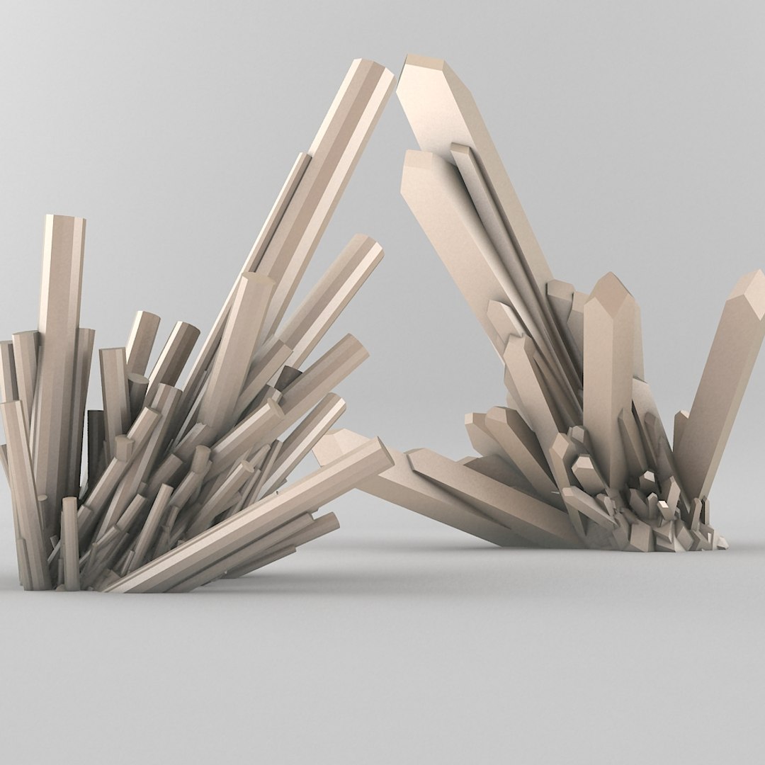 3d Model Crystal Mineral