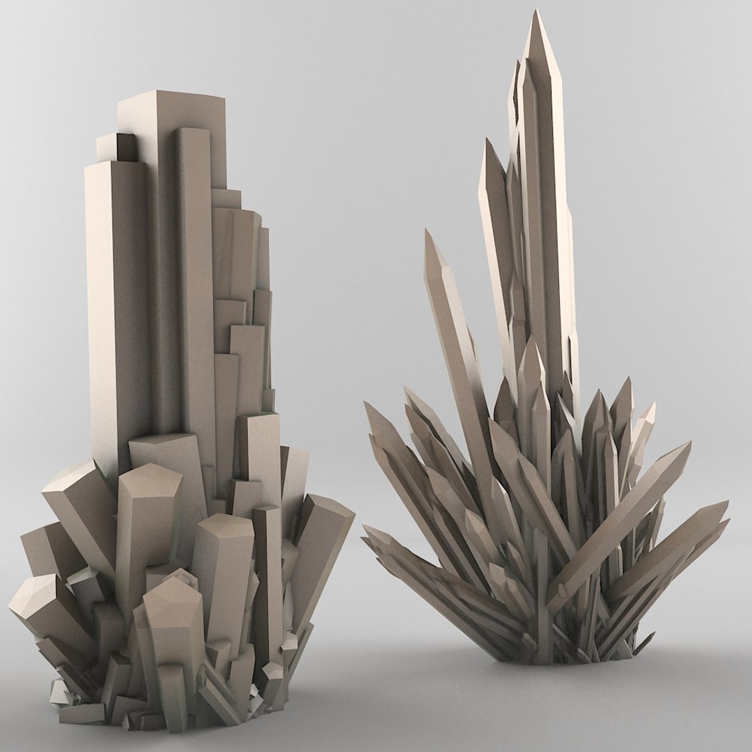 3d Model Crystal Mineral