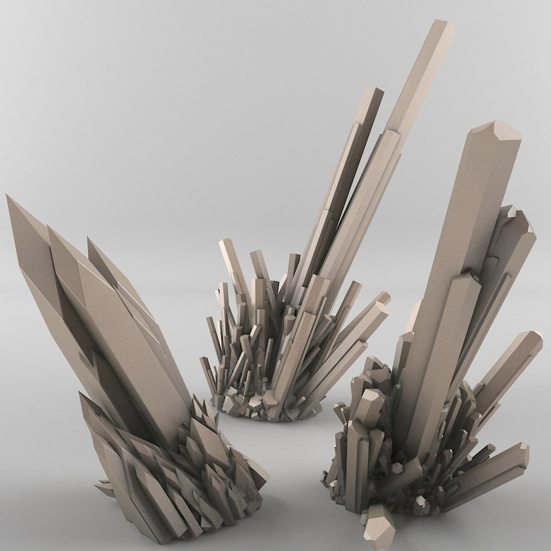 3d Model Crystal Mineral