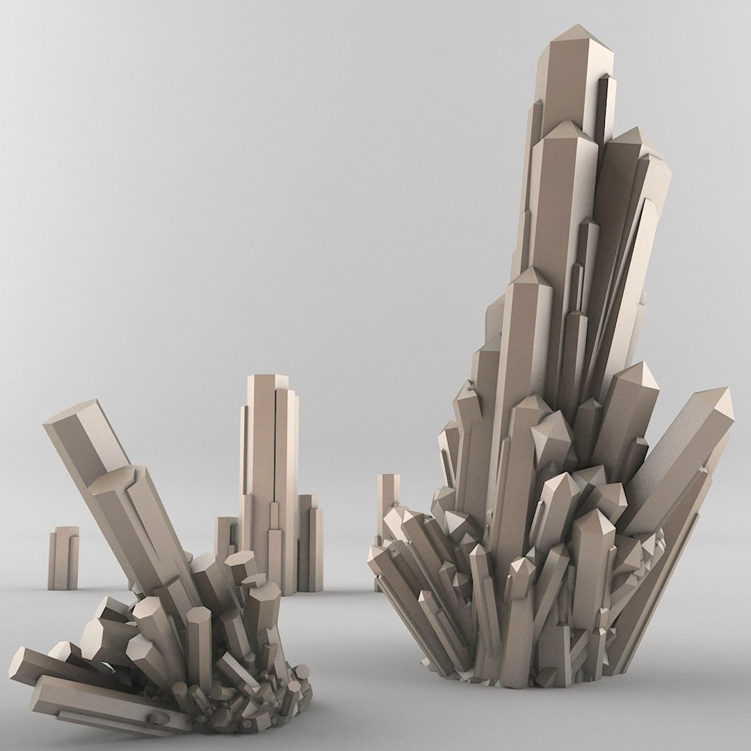 3d Model Crystal Mineral