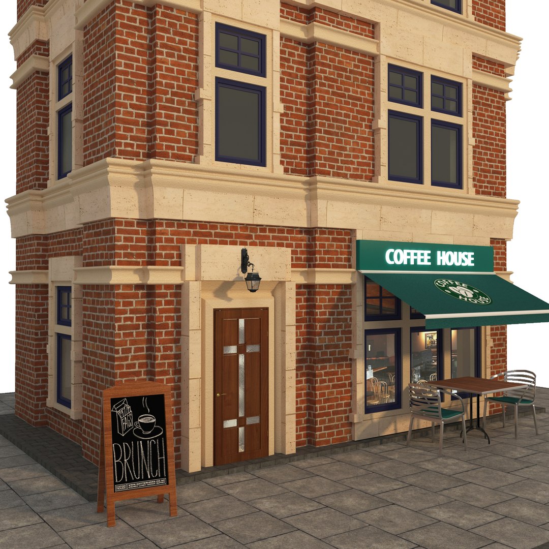 3D English House Model - TurboSquid 1644854