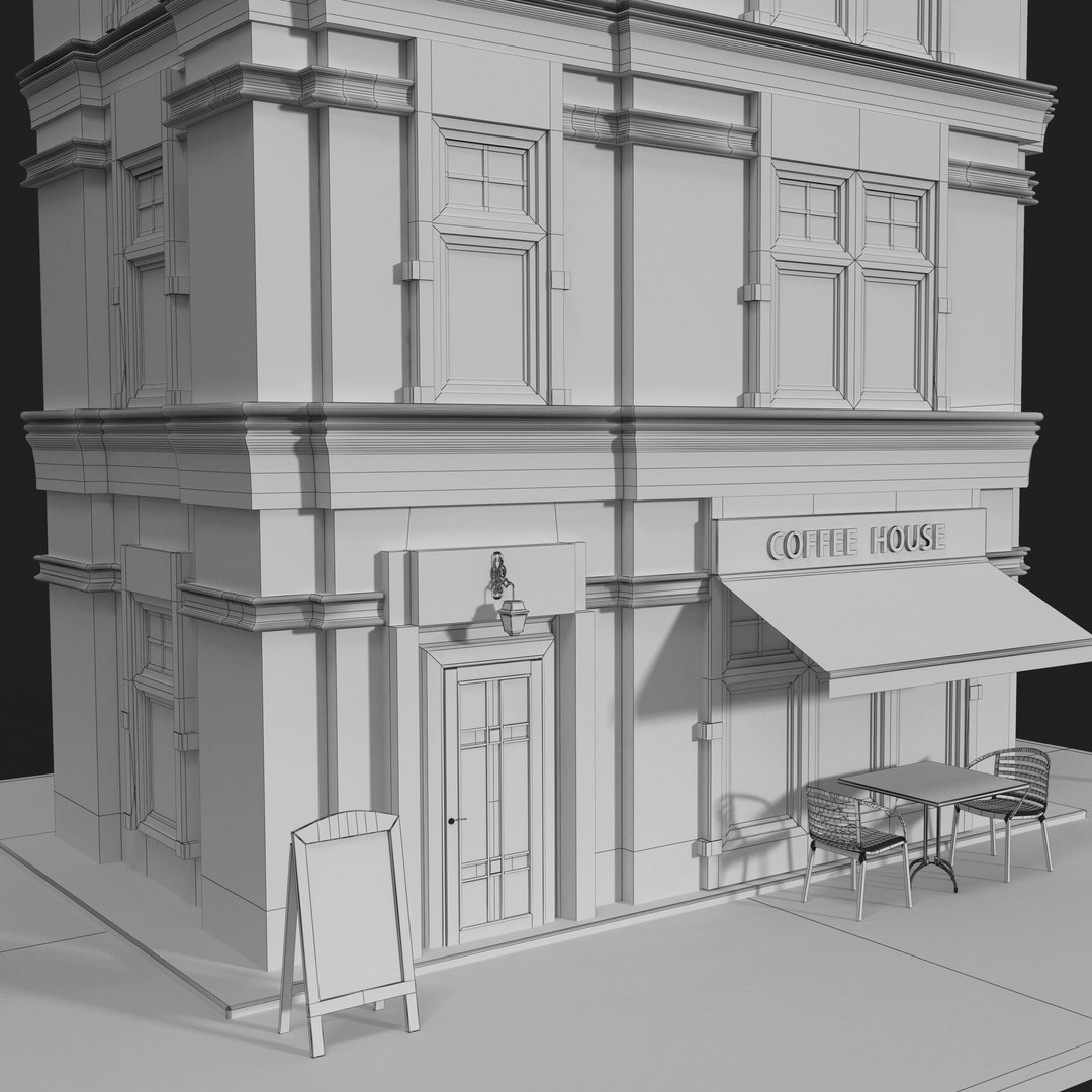 3D English House Model - TurboSquid 1644854