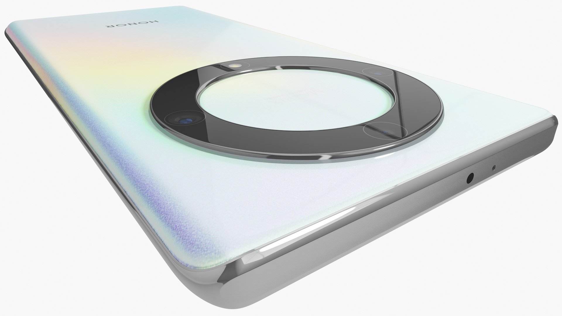 3D Honor Magic 5 Lite -X9a- Silver - TurboSquid 2035956
