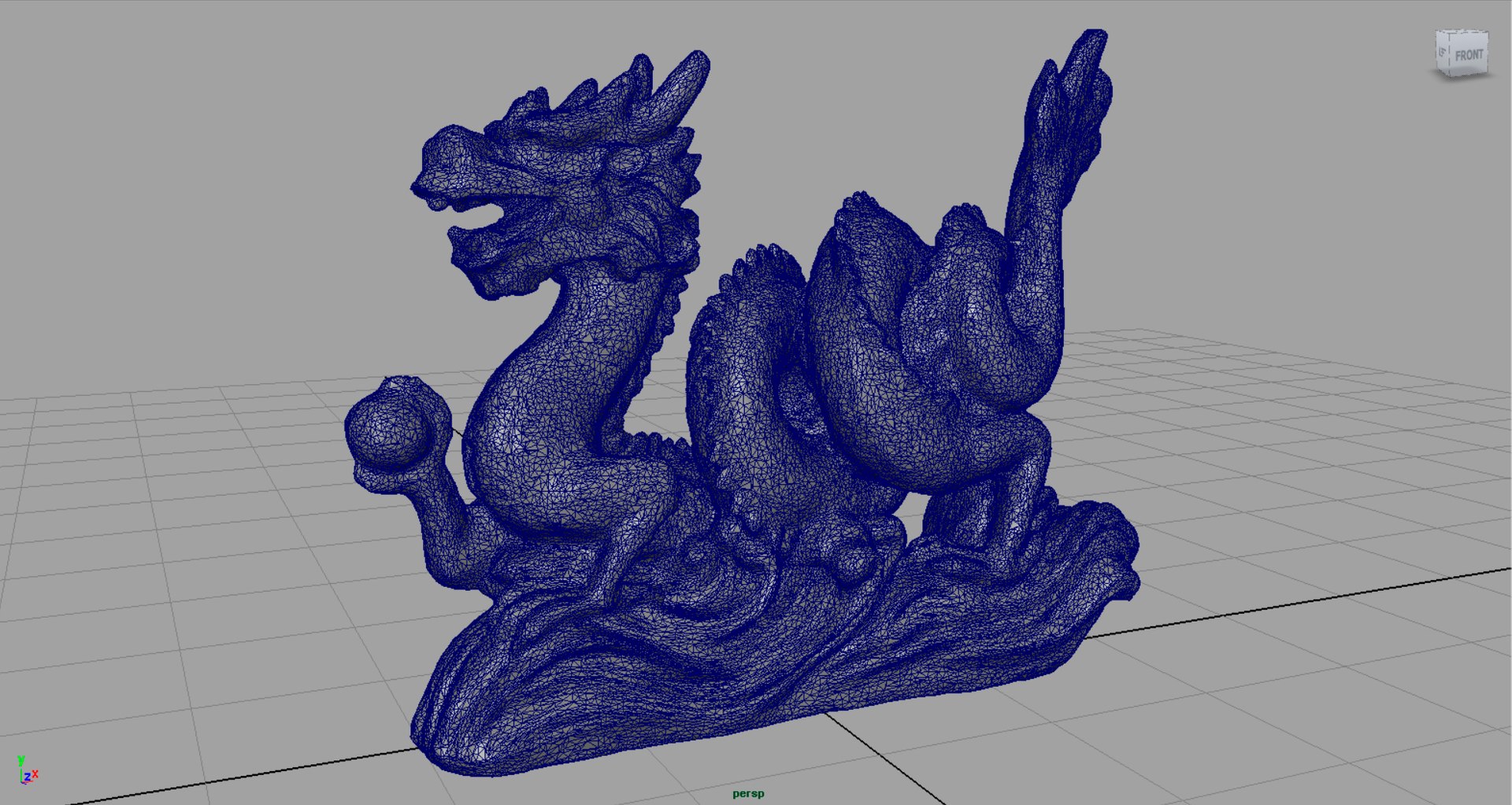 Chinese Dragon Statue 2 Model - TurboSquid 1421940