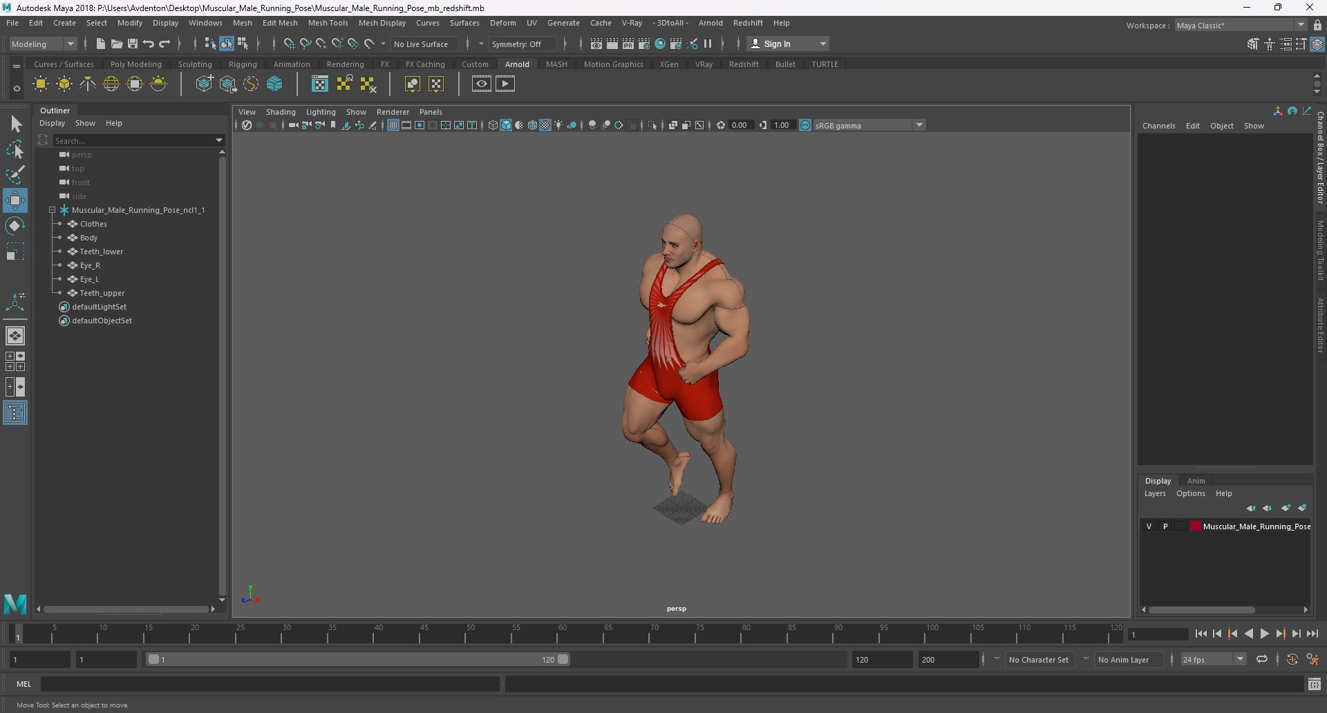 3D Muscular Male Running Pose In Reebok Red Singlet - TurboSquid 2316330