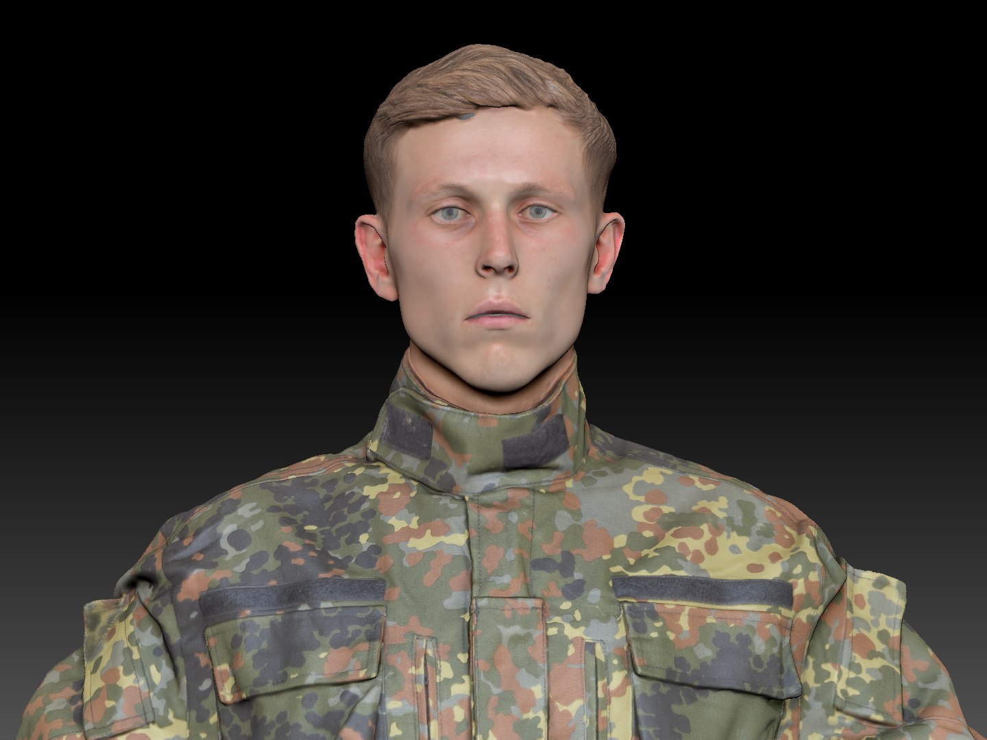 3D equipped soldier military uniform model - TurboSquid 1580148