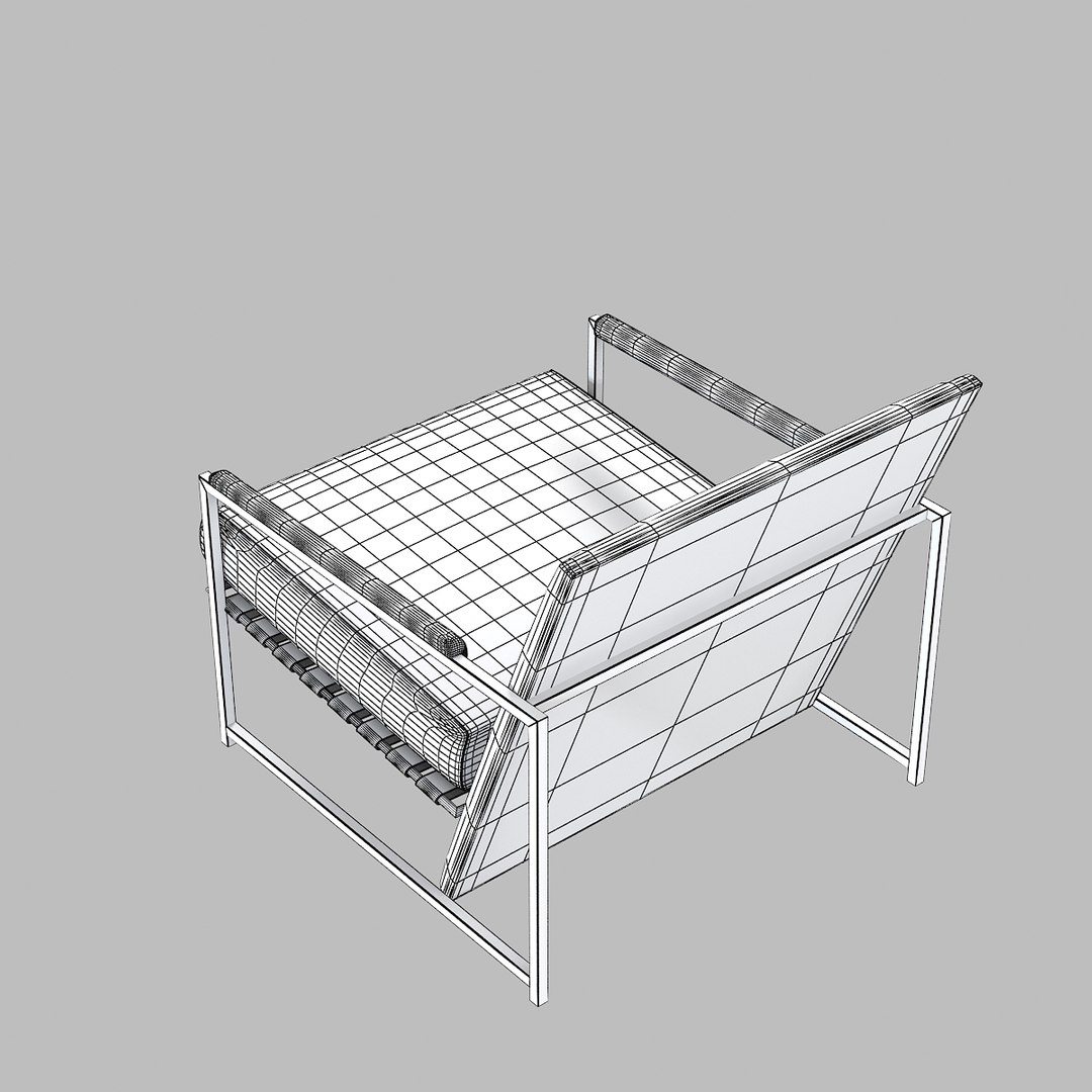 Minotti Atlan Armchair 3d Max