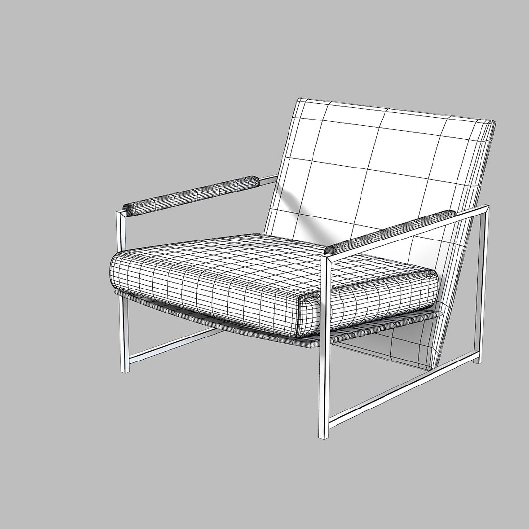 Minotti Atlan Armchair 3d Max