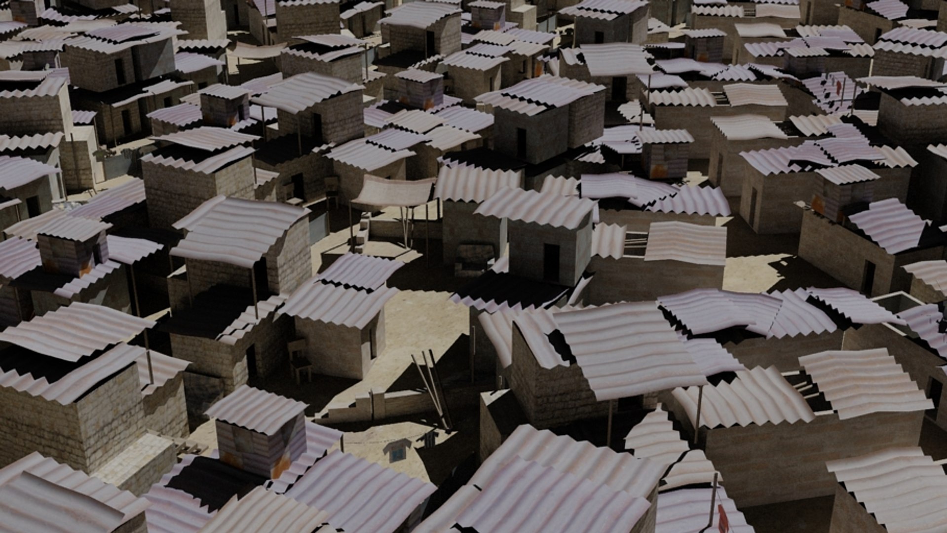 Middle Slum 3d Model