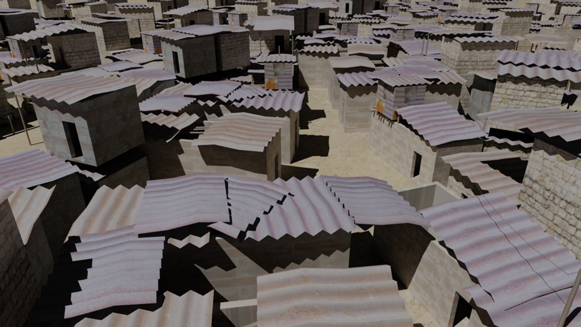 Middle Slum 3d Model