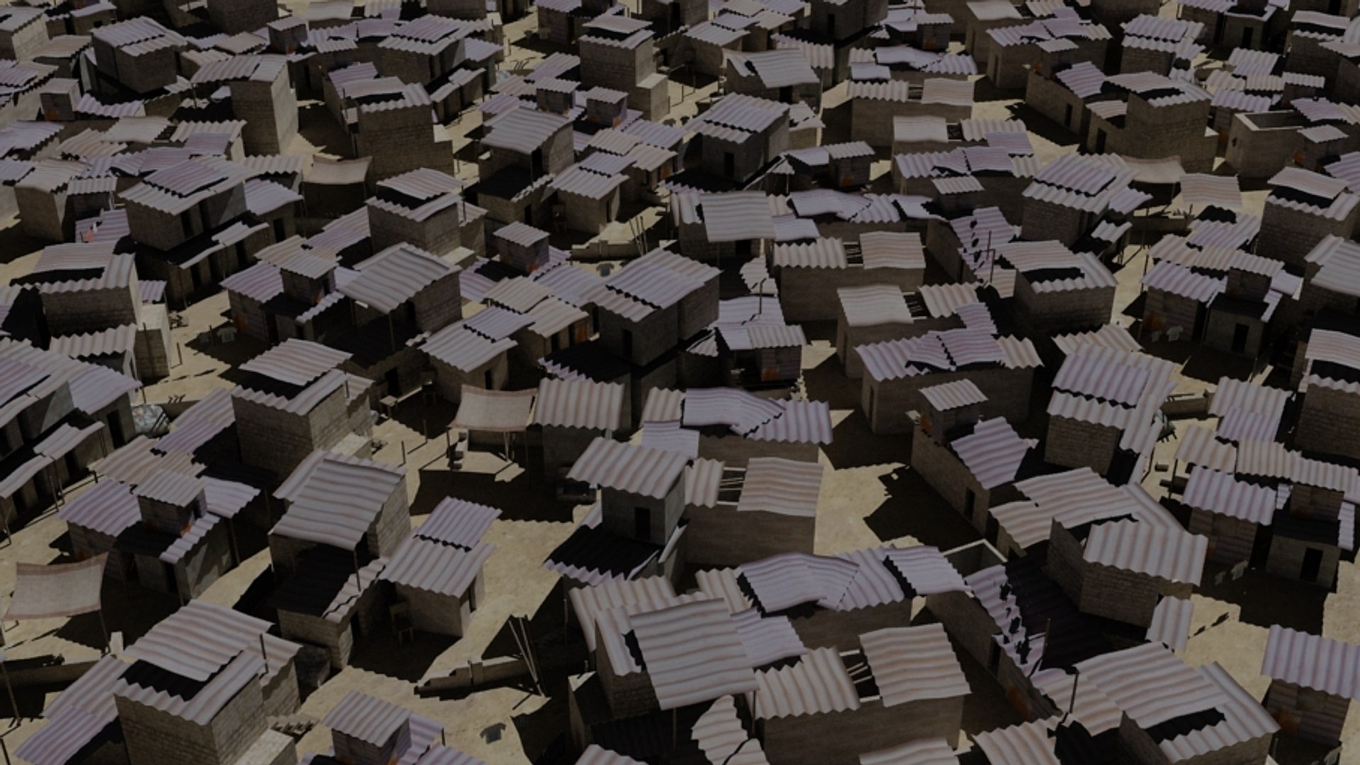 Middle Slum 3d Model