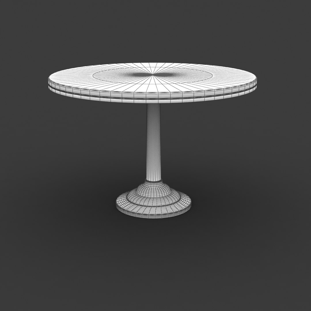 3d Table Hdri Model