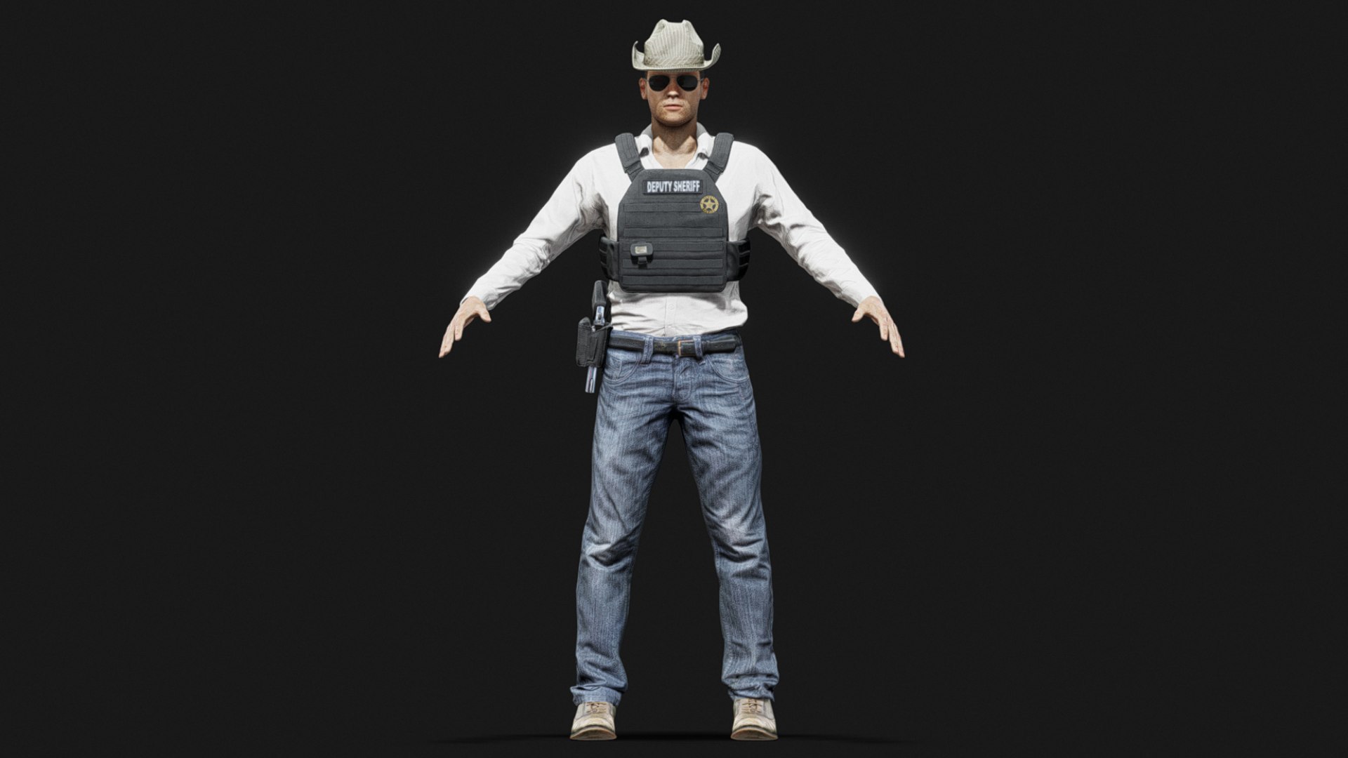 Sheriff Model - TurboSquid 2330844