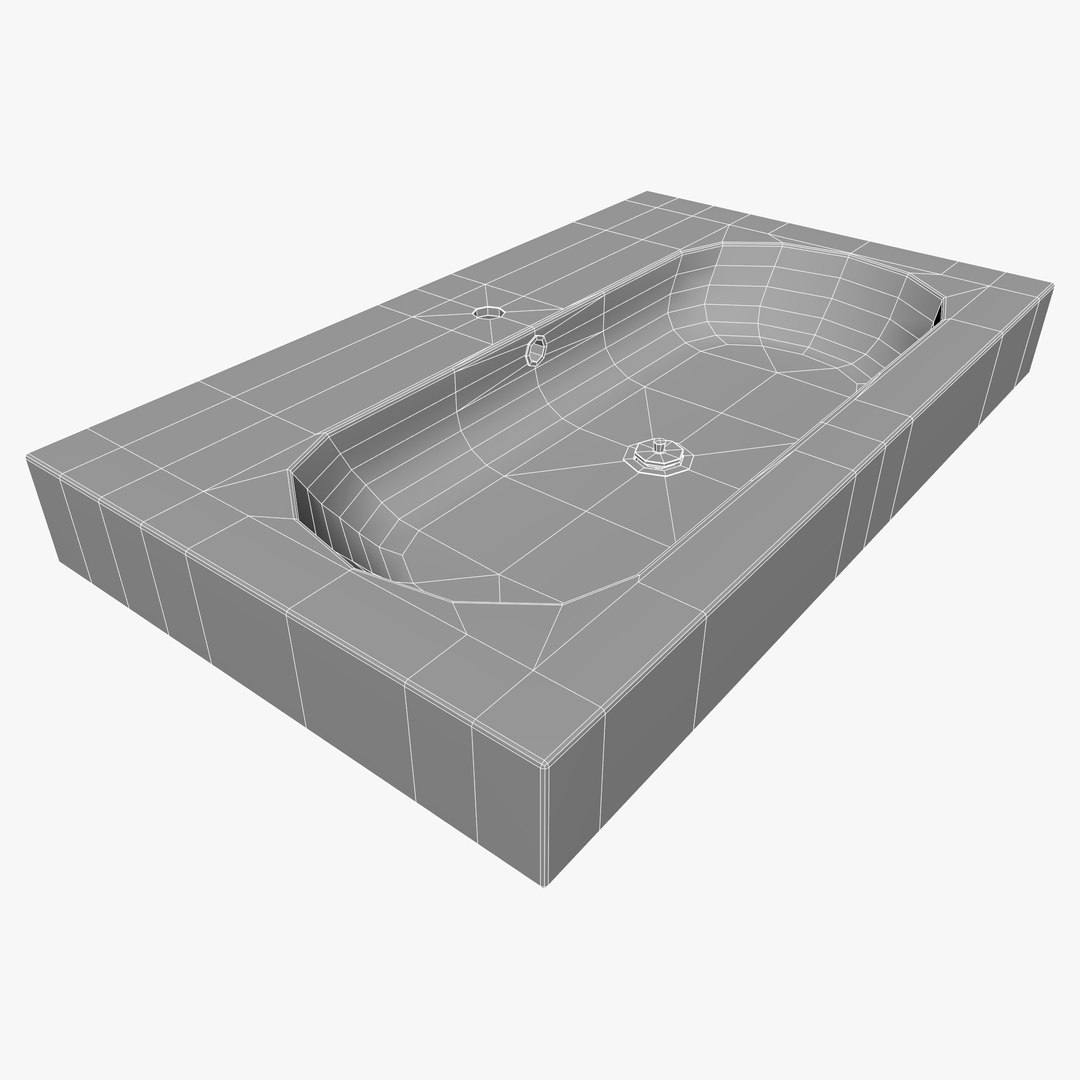 3d Model Bathroom Wash Basin