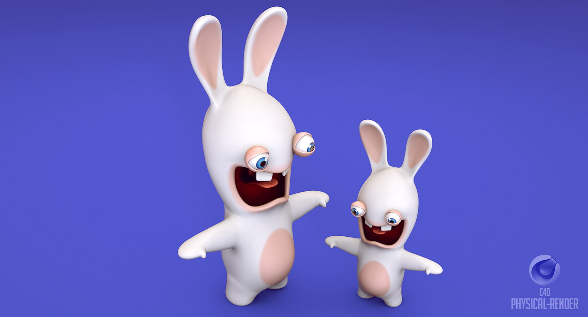 3D Raving Rabbids Crazy Lapins - TurboSquid 1361737