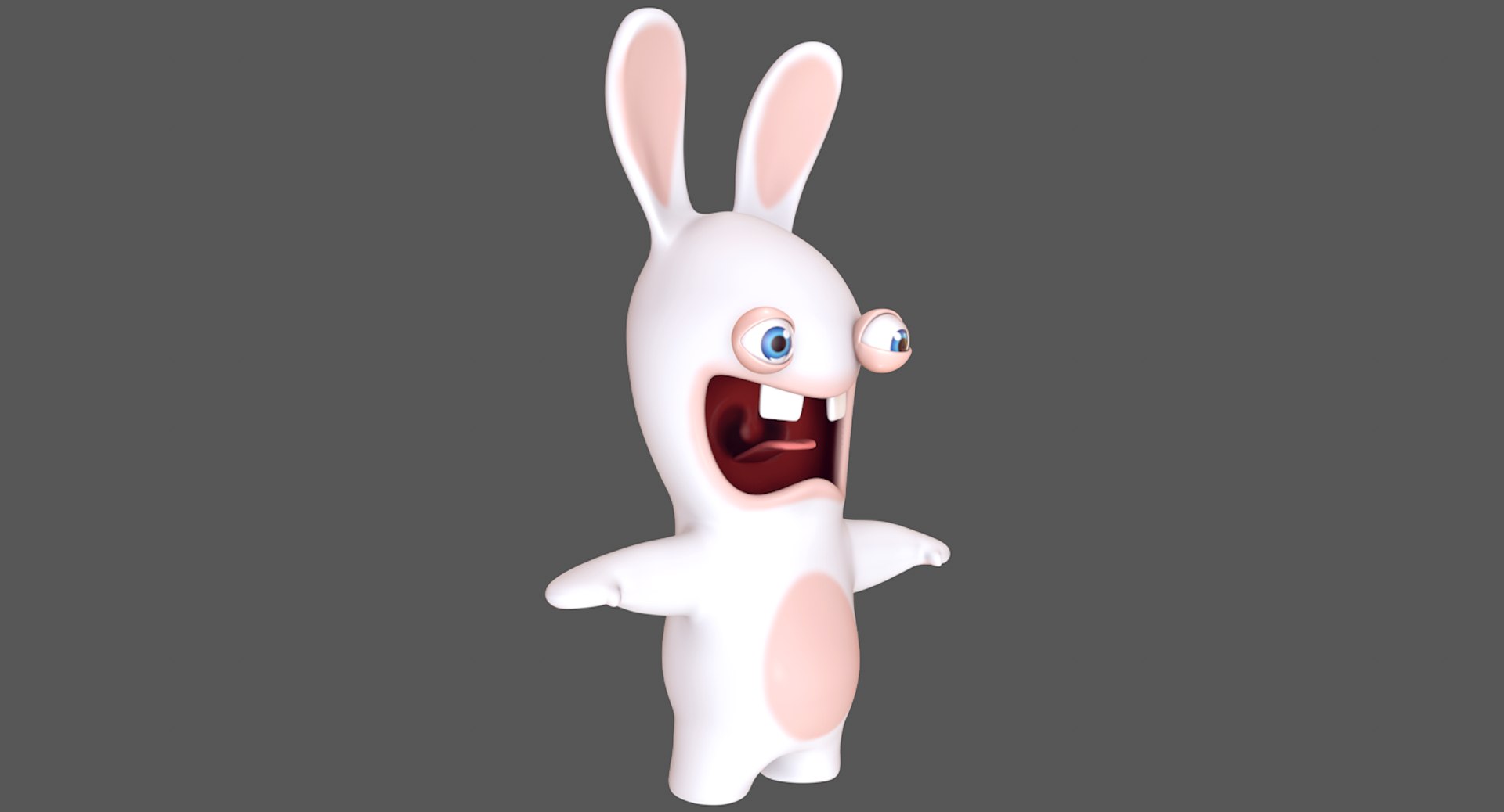 3D raving rabbids crazy lapins - TurboSquid 1361737