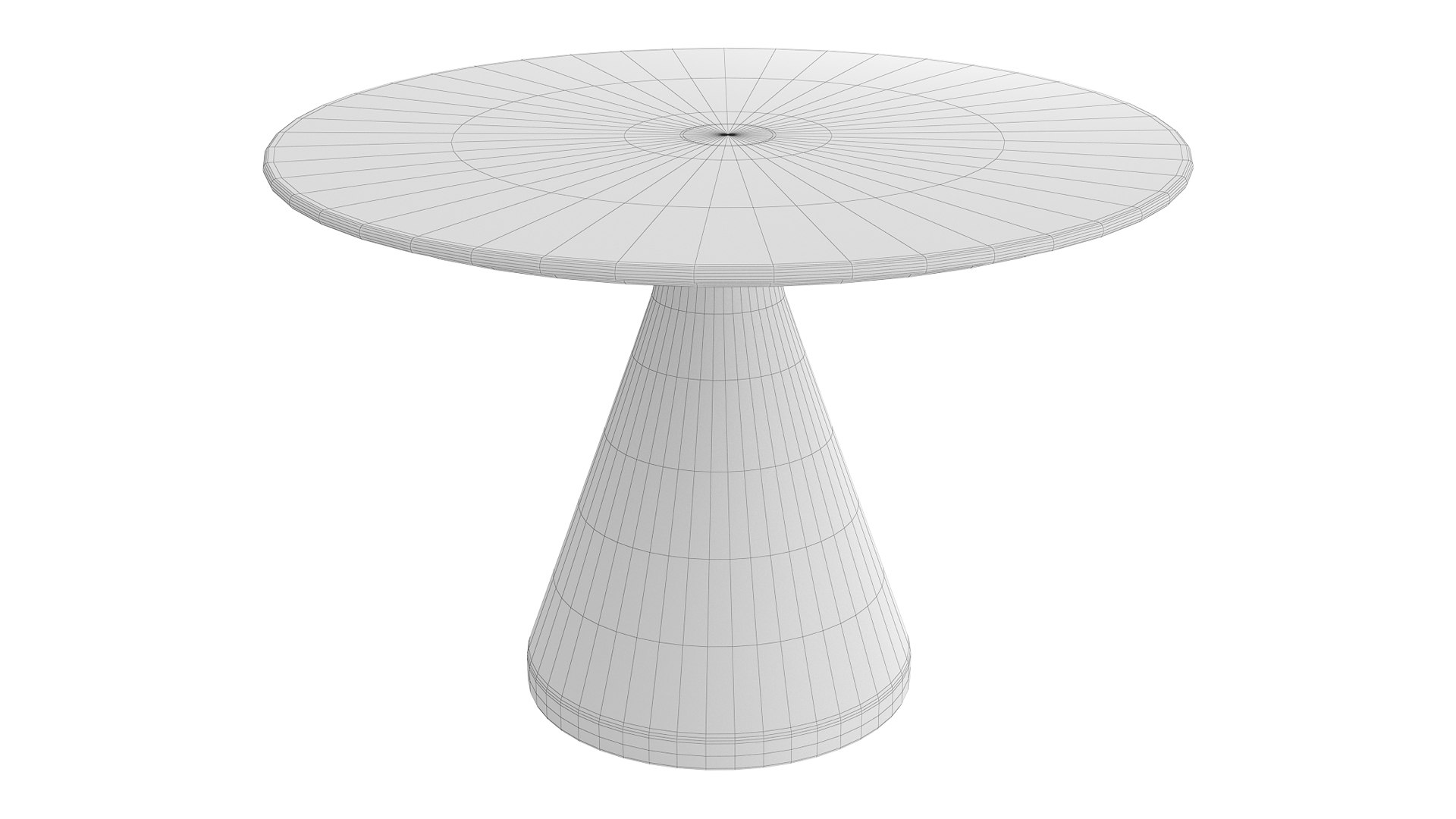 Silhouette Pedestal Marble Round Dining Model - TurboSquid 2111463