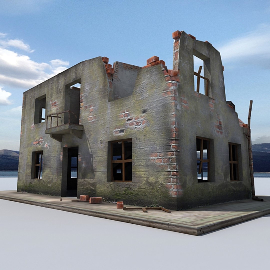 3d Model Ruin Building