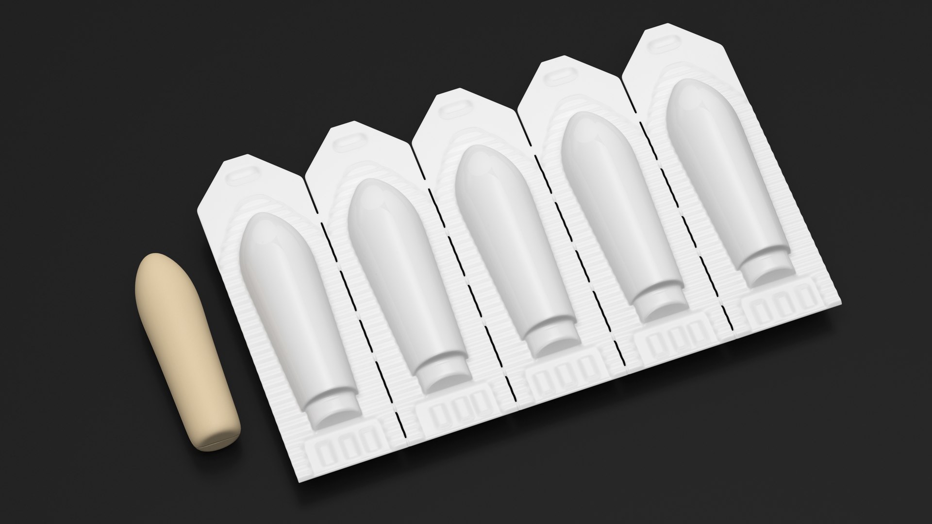 Medical Suppository 3D Model - TurboSquid 2022322