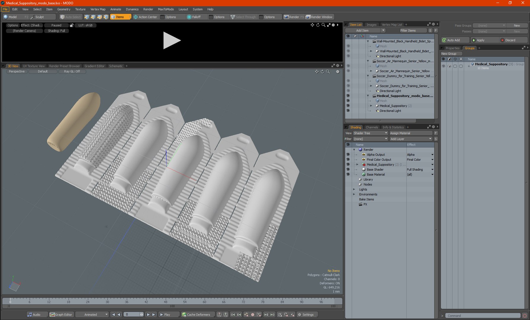 Medical Suppository 3D Model - TurboSquid 2022322