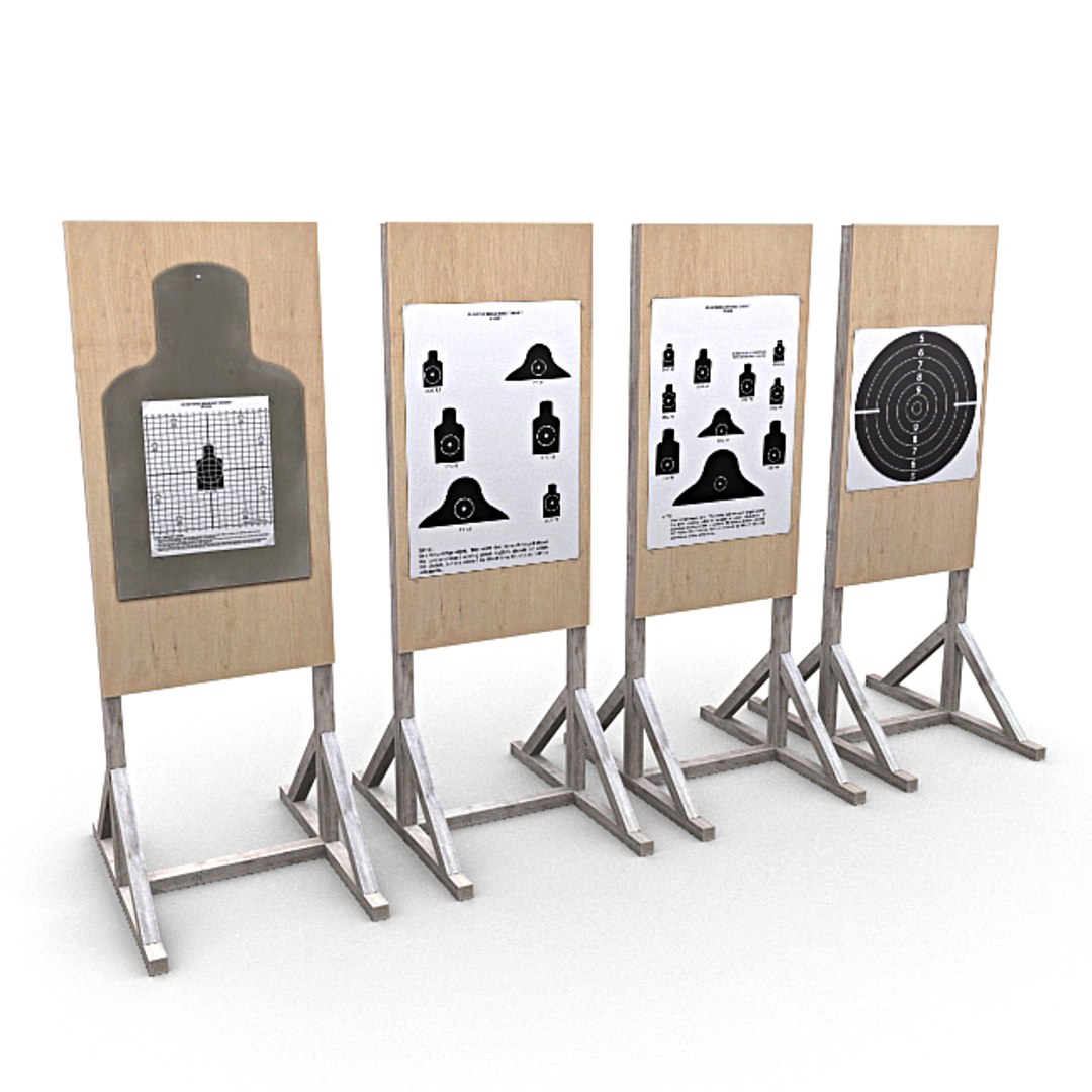 3ds Max Military Range Targets