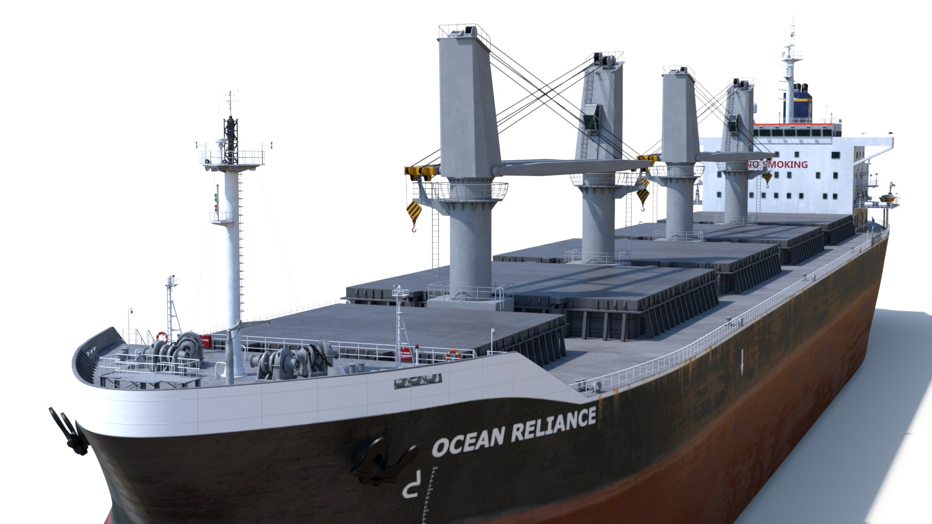 3D model bulk carrier - TurboSquid 1684320