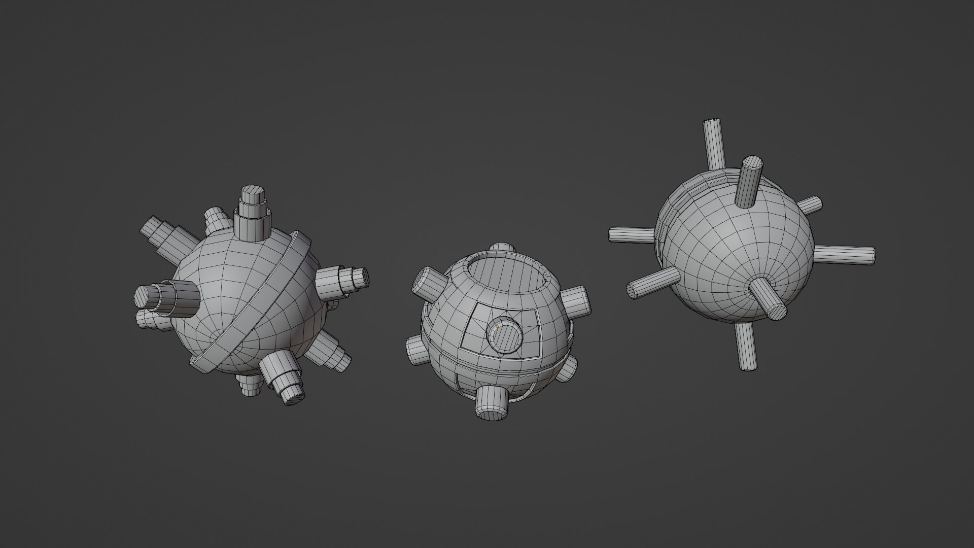 Space Bombs Model - TurboSquid 2026020