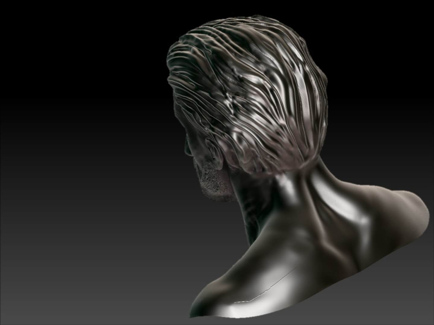 Zbrush Human Male Head 3d Model