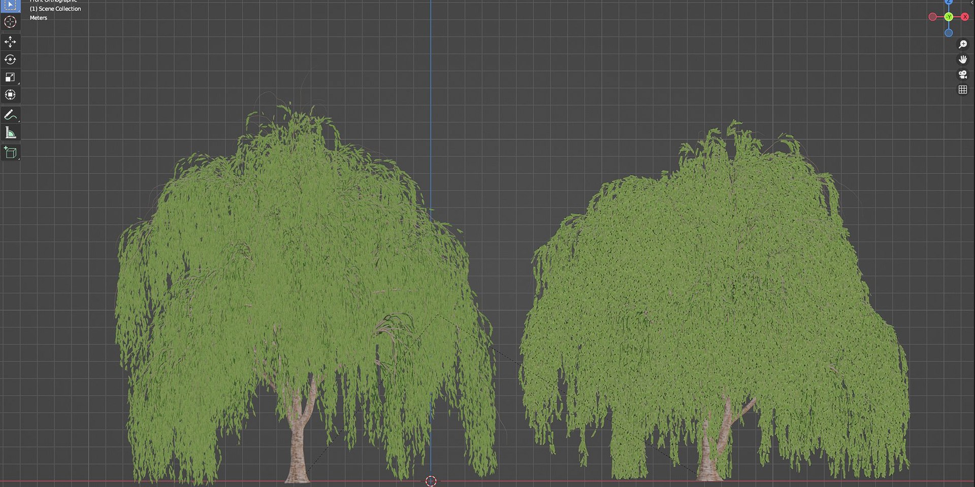 3D Willow Trees Vol 7 Model - TurboSquid 2101758