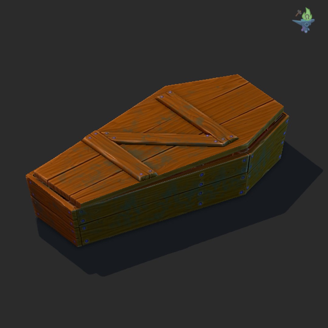 3D coffin ready model - TurboSquid 1544212