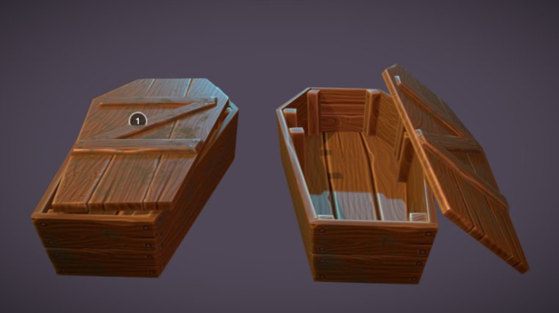 3D coffin ready model - TurboSquid 1544212