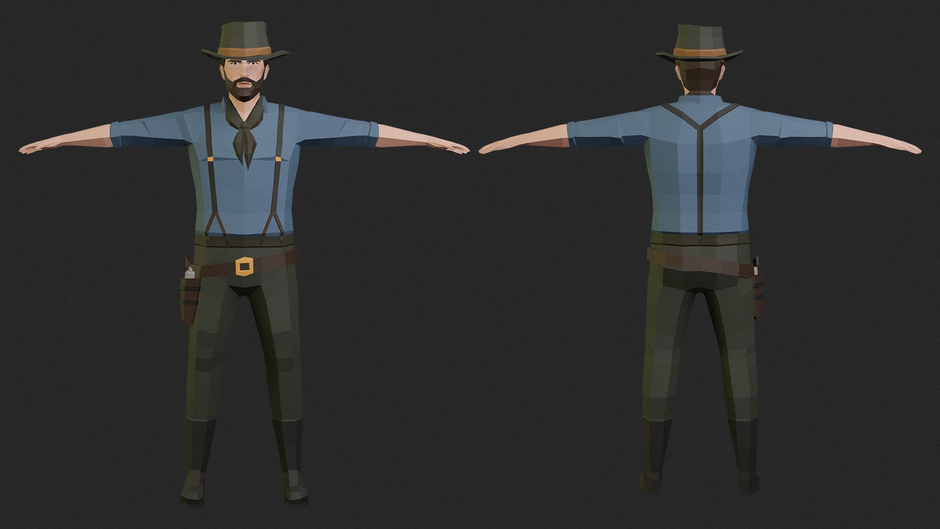 Arthur Morgan 3D Model - TurboSquid 2154019