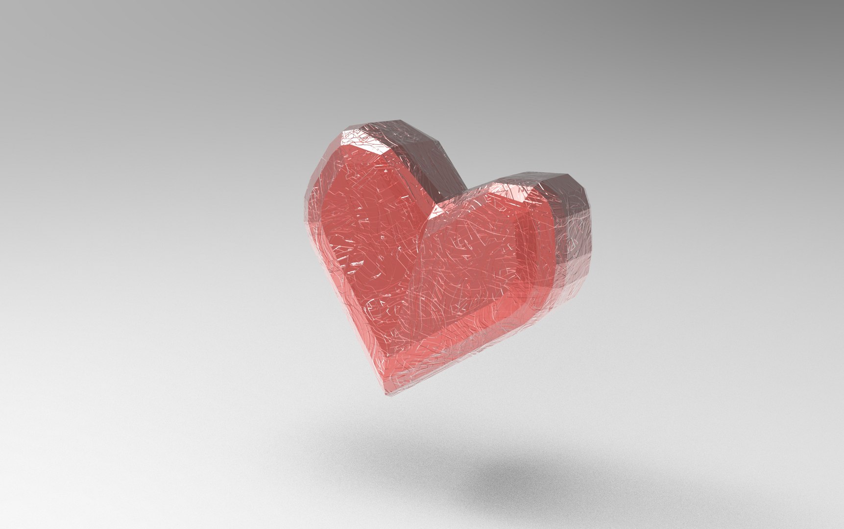 3D Heart In Stone - TurboSquid 1956933