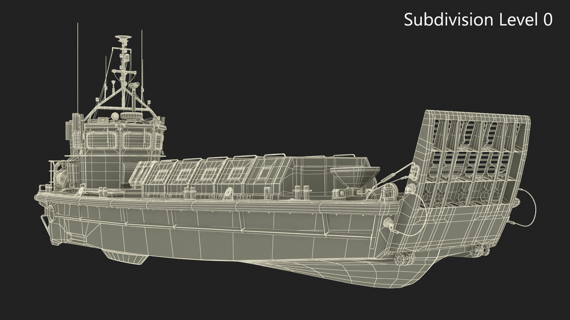 Landing Craft Vehicle Personnel MK5 Rigged 3D Model - TurboSquid 2326314