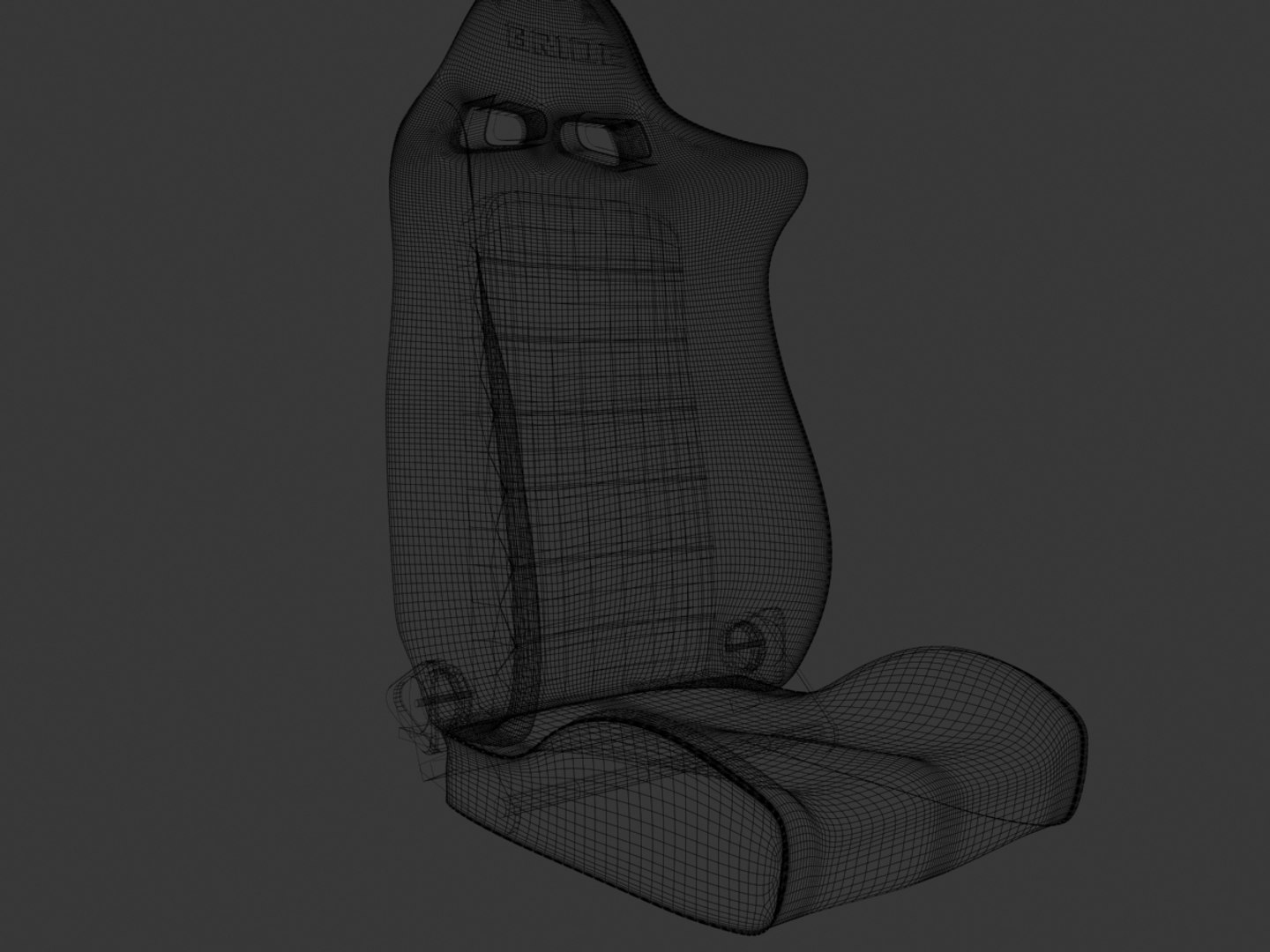 3dsmax sport seat bride