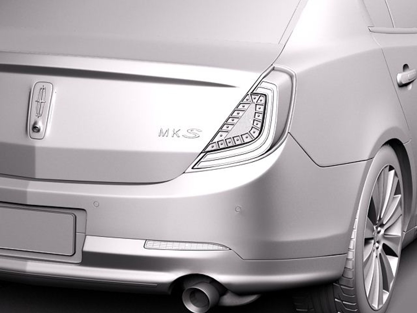 3d mks 2013 sedan saloon model