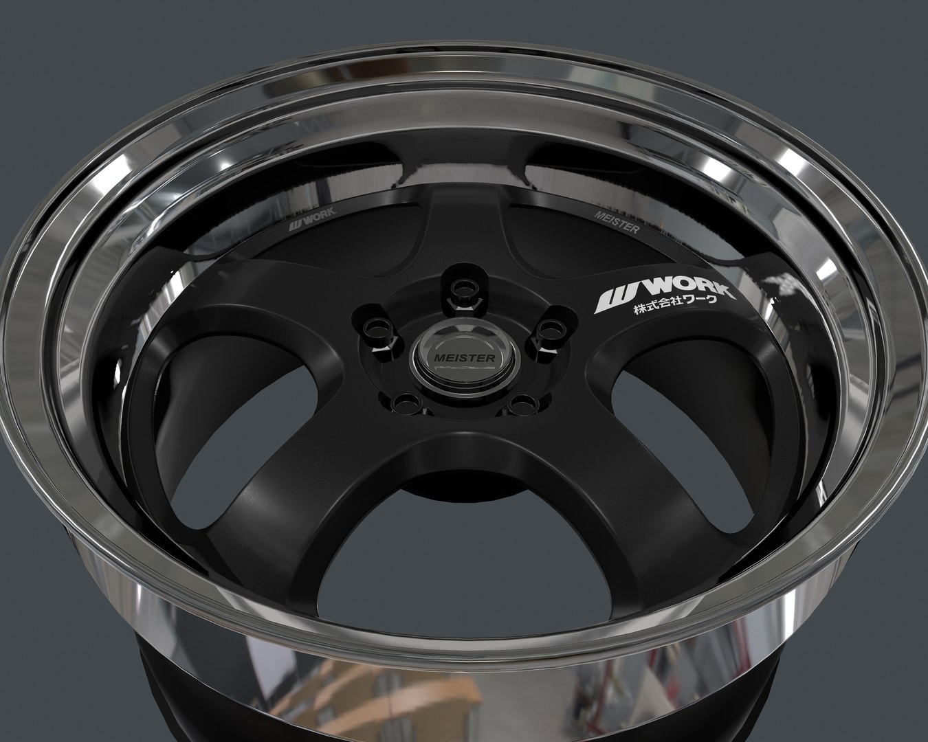 3D Rim Meister Work Wheels - TurboSquid 1440693