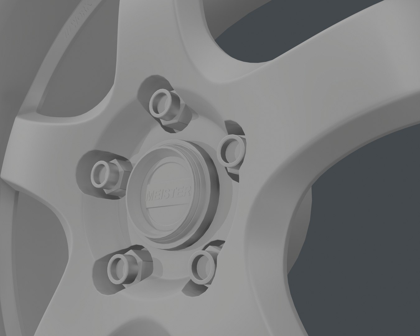 3D Rim Meister Work Wheels - TurboSquid 1440693